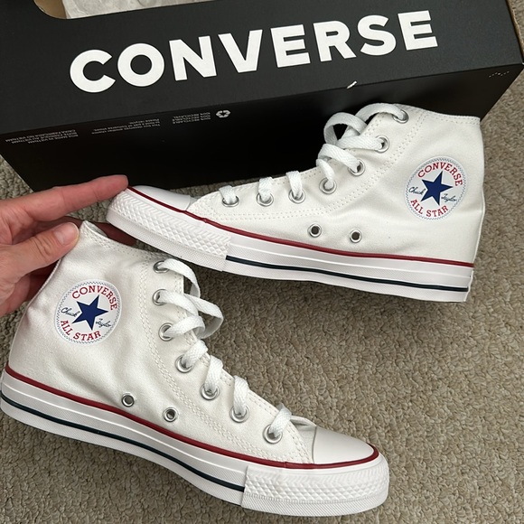 Shoes | White High Top Converse | Poshmark